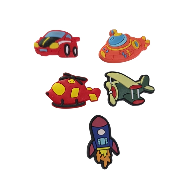 Accessories | Jibbitz For Crocs Vehicle Toy Collection Set Of 5 | Poshmark